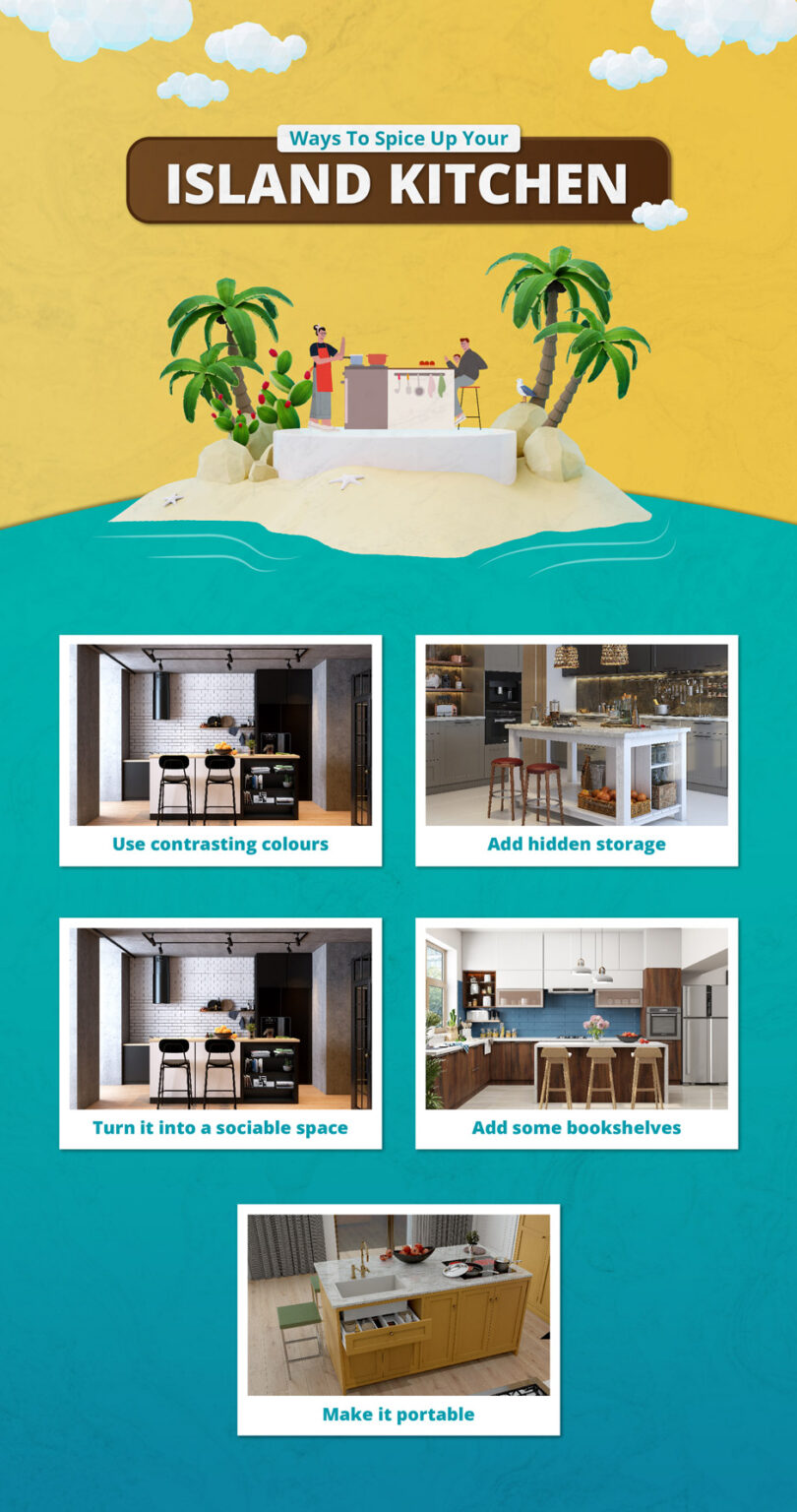 5 Types of Kitchen Island Designs For You'll Love