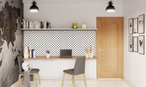 Study Table With Bookshelf Design Ideas | DesignCafe