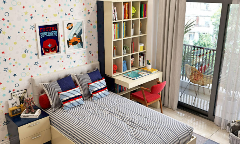 Space Efficient Study Table Designs For Students | DesignCafe