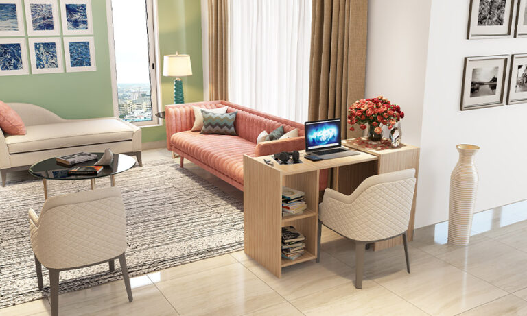 Space Efficient Study Table Designs For Students | DesignCafe