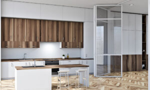 The Benefits of Installing Kitchen Sliding Doors | DesignCafe