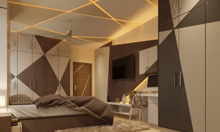 Colour Combination For Bedroom Walls And Ceilings | DesignCafe