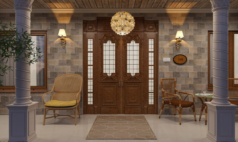 Wooden Safety Door Design Ideas | DesignCafe