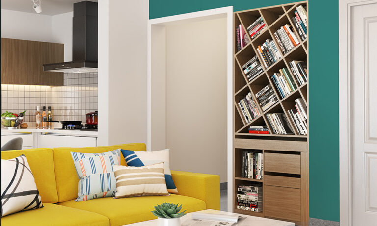 The Ultimate Guide To Designing A Small Home Library | DesignCafe