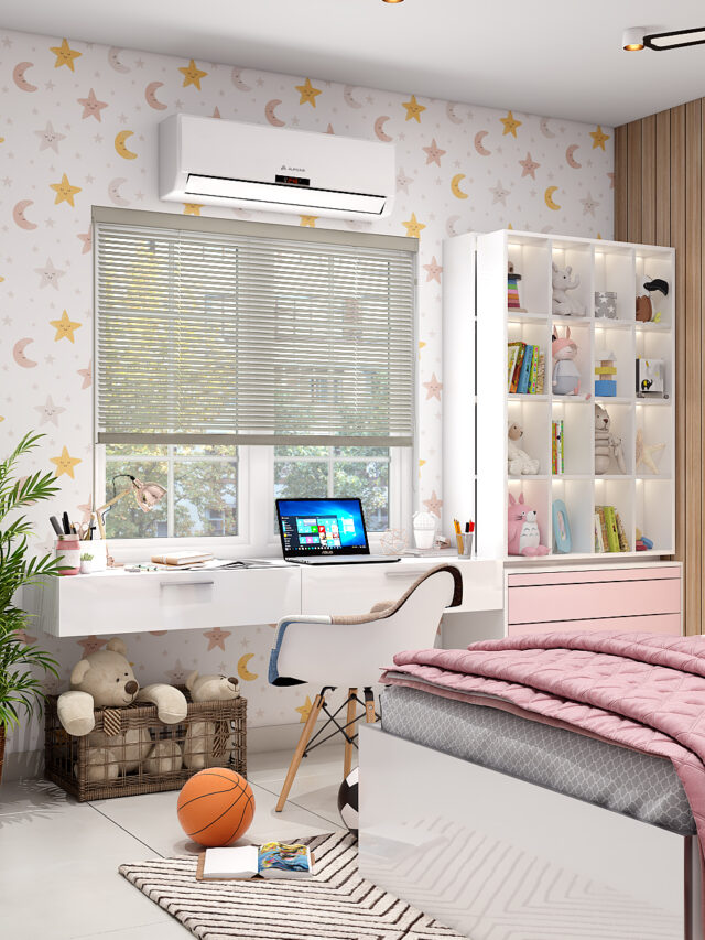 Cool And Innovative Study Table Designs For Kids - DesignCafe