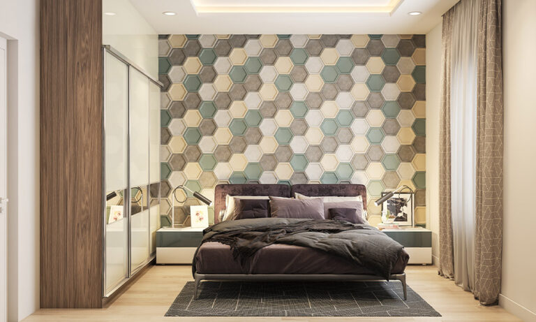 Creative 3D Wall Tile Designs to Enhance Your Bedroom