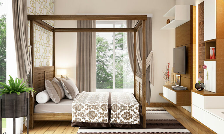 Beautiful Bed Back Design Ideas For Your Bedroom | DesignCafe