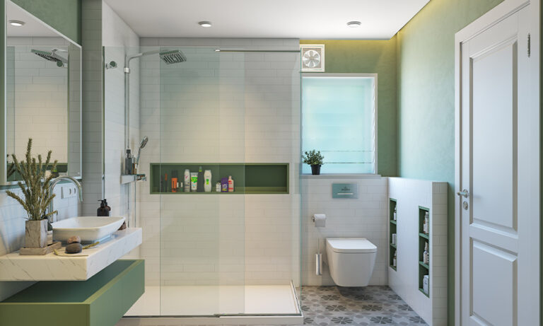 7 Popular Bathroom Sliding Door Ideas For Your Home | DesignCafe