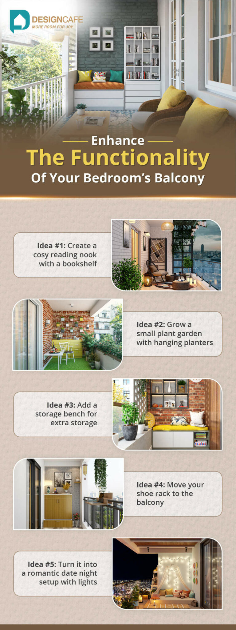 6 Ultimate Bedroom Balcony Ideas For Your Home | DesignCafe