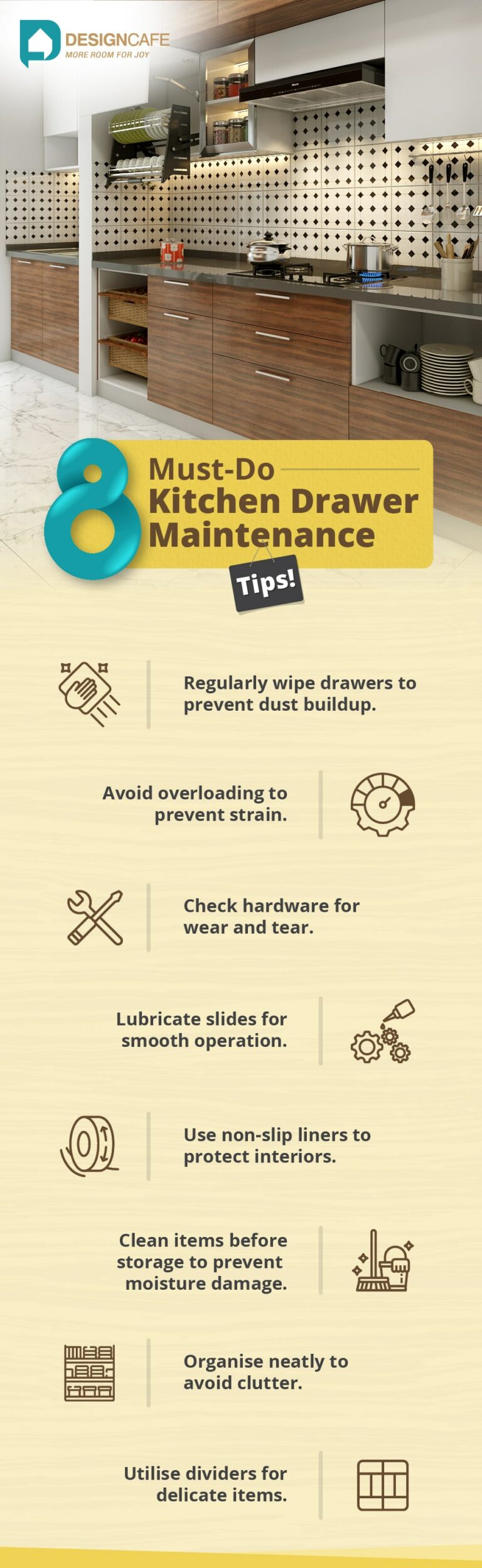 Modular Kitchen Drawer Designs For Your Home | DesignCafe