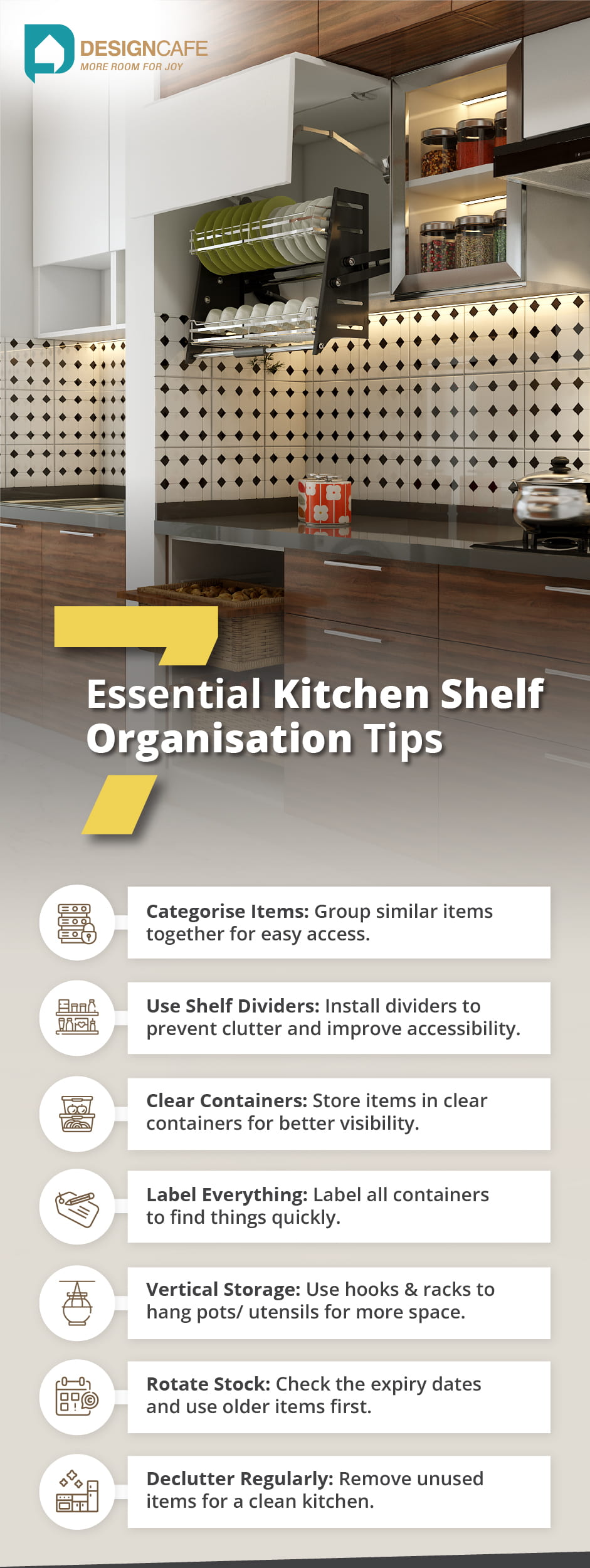 Kitchen Shelves & Racks for Smart Organisation