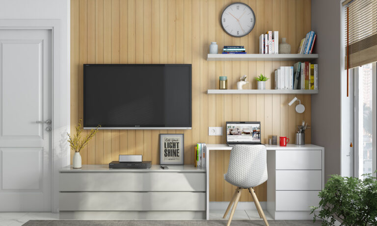 8 Stylish And Functional Floating Shelf Ideas | DesignCafe