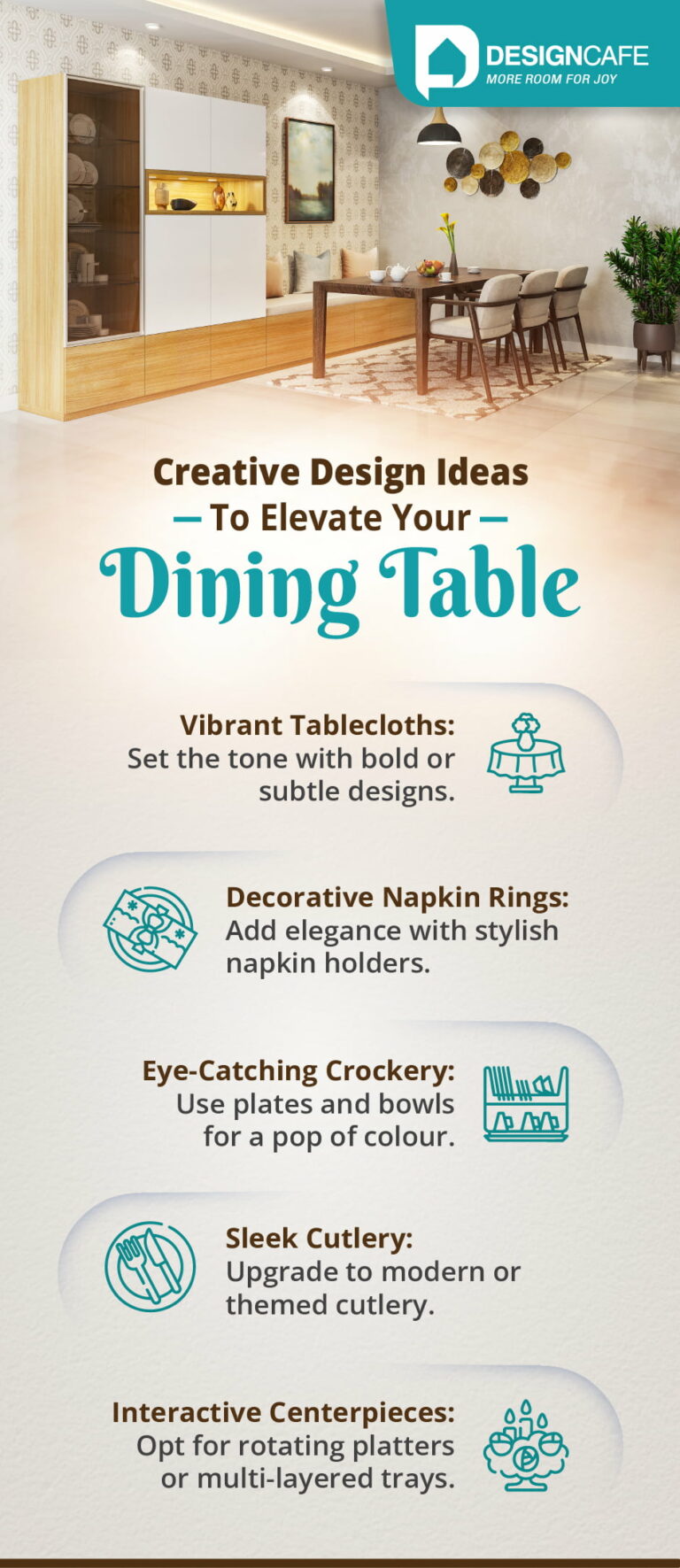 Dining Table Accessories For Home | DesignCafe