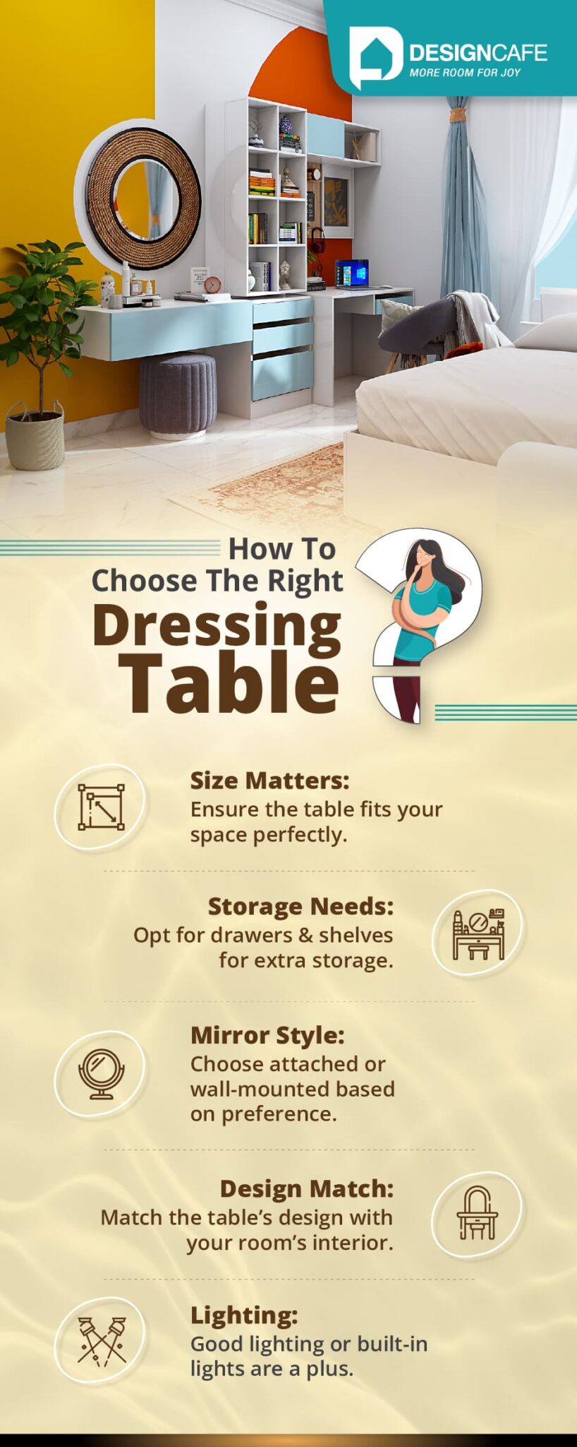 7 Stylish Dressing Table Colours to Elevate Your Room