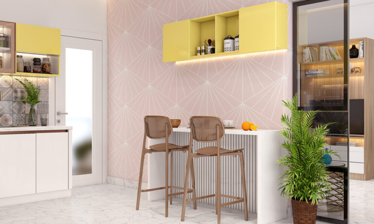 7 Stunning Wall-Mounted Crockery Unit Designs