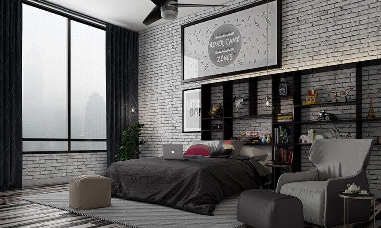 Brick Wall Designs: Incorporate Rustic Style in Your Bedroom