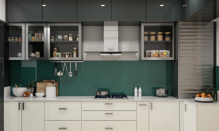 Modernize Your Kitchen with Lacquered Glass Cabinets