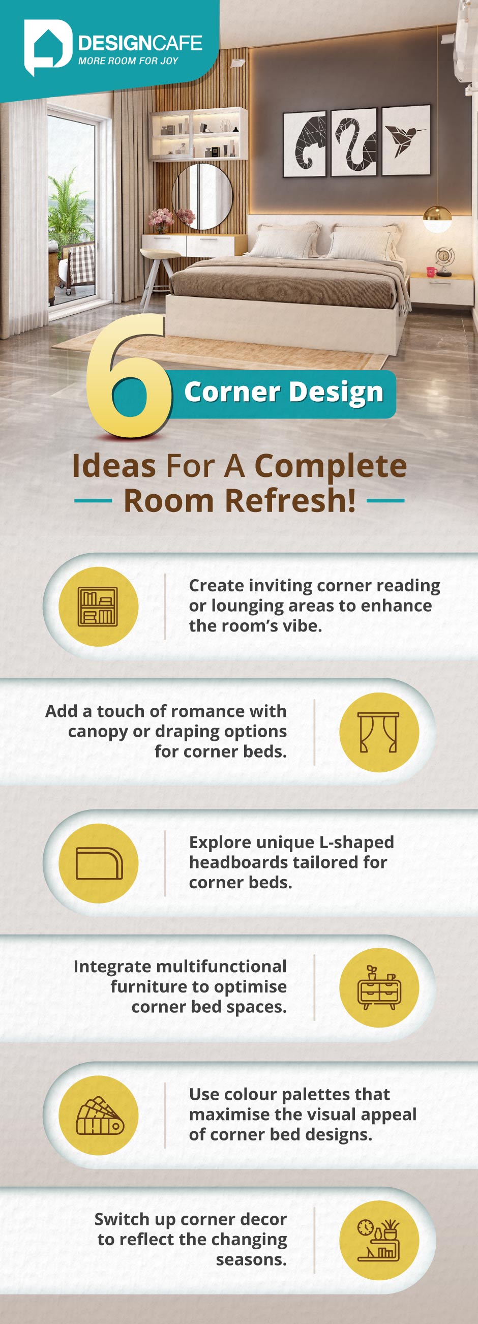 5 Corner Bed Design Ideas For Home | DesignCafe