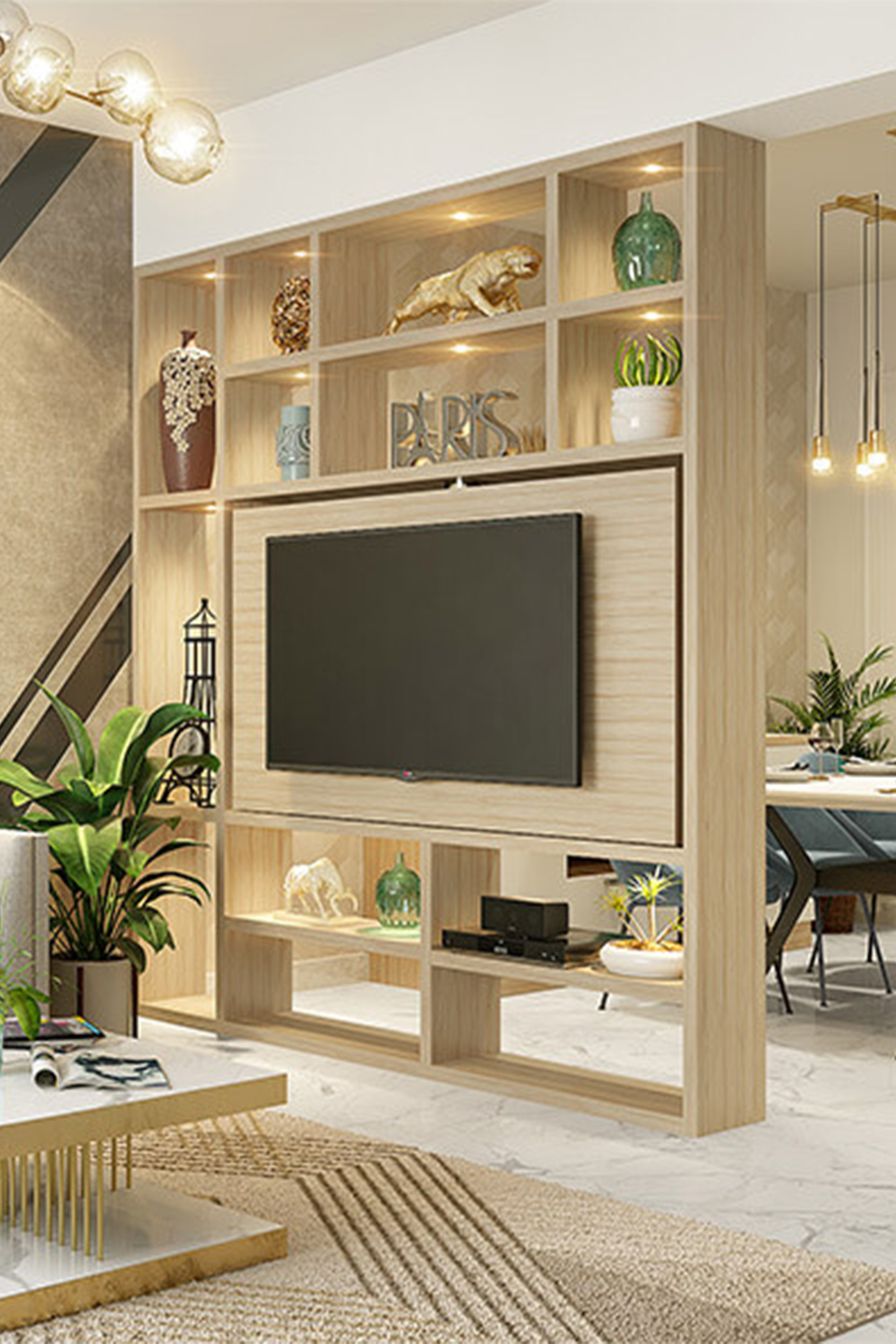 Home hall tv cupboard store