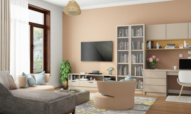 6 Beautiful Peach Colour Combinations for Wall to Try at Home