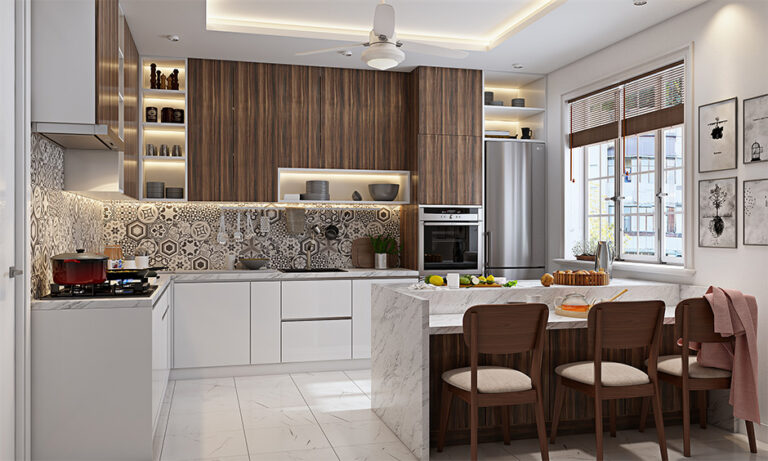 Kitchen Peninsula Designs That Will Work Wonders | DesignCafe