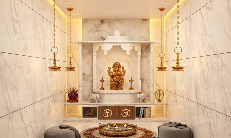 Captivating Devghar Designs For Your Home Temple | DesignCafe