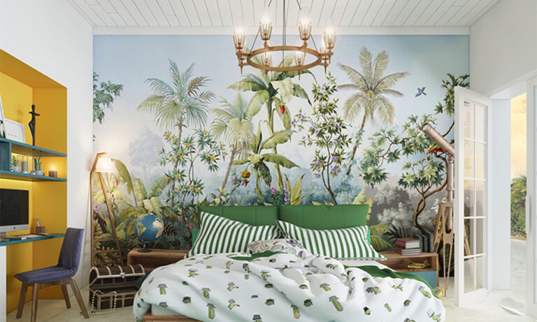 Amazing Tropical Wallpaper Bedroom Ideas For Your Home