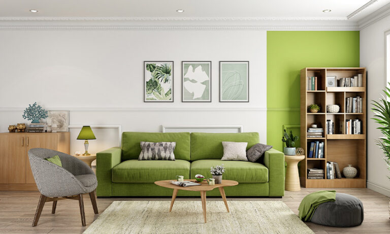 6 Stunning Pista Green Colour Combinations for Home Interiors