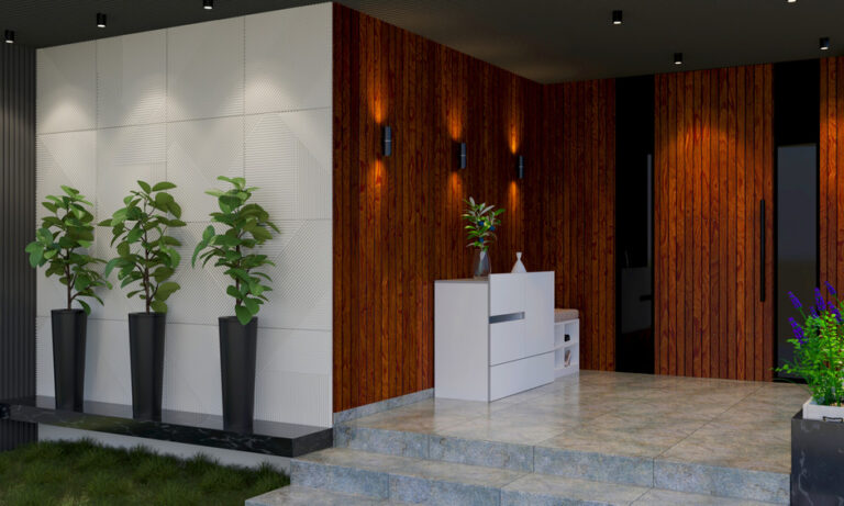 8 Modern Front Wall Tile Designs for Indian Homes