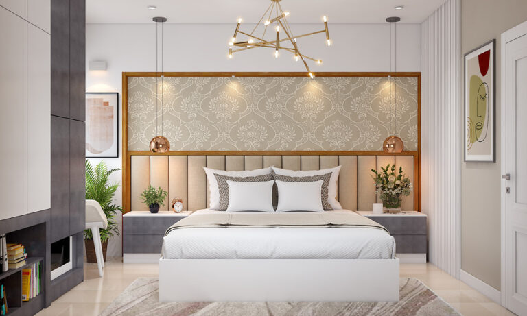 Budget-Friendly Sunmica Bed Design for a Stylish Bedroom