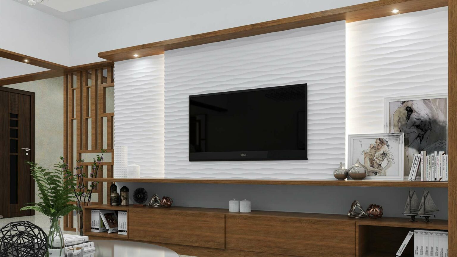 Wall Panelling Designs for Living Room Makeovers