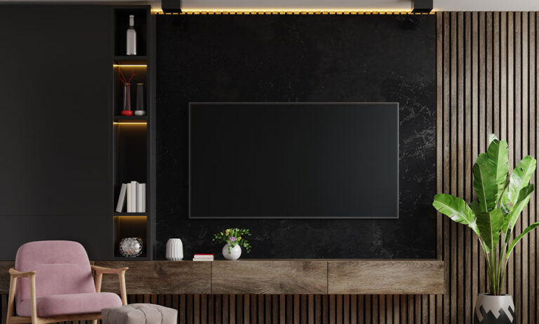 Stylish TV Unit Light Design: LED & Spotlights for Modern Homes